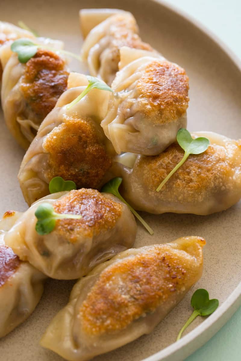 Pot Stickers Recipe Spoon Fork Bacon