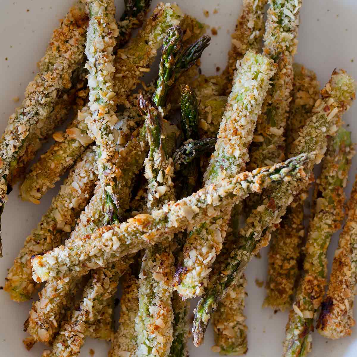 Baked Asparagus Fries | Appetizer recipe | Spoon Fork Bacon