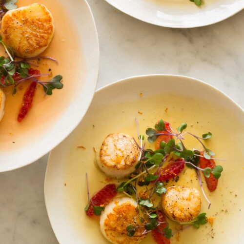 Seared Scallop Menu Ideas Pan Seared Scallops Recipe