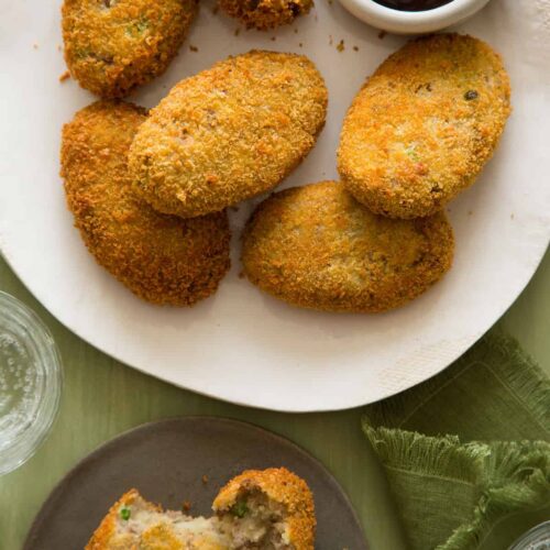 Korokke (Japanese Meat and Potato Croquettes)