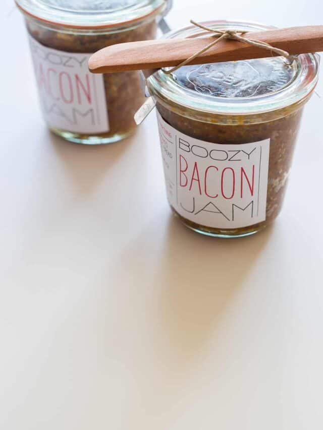 Boozy Bacon Jam | Savory Jam recipe | Spoon Fork Bacon