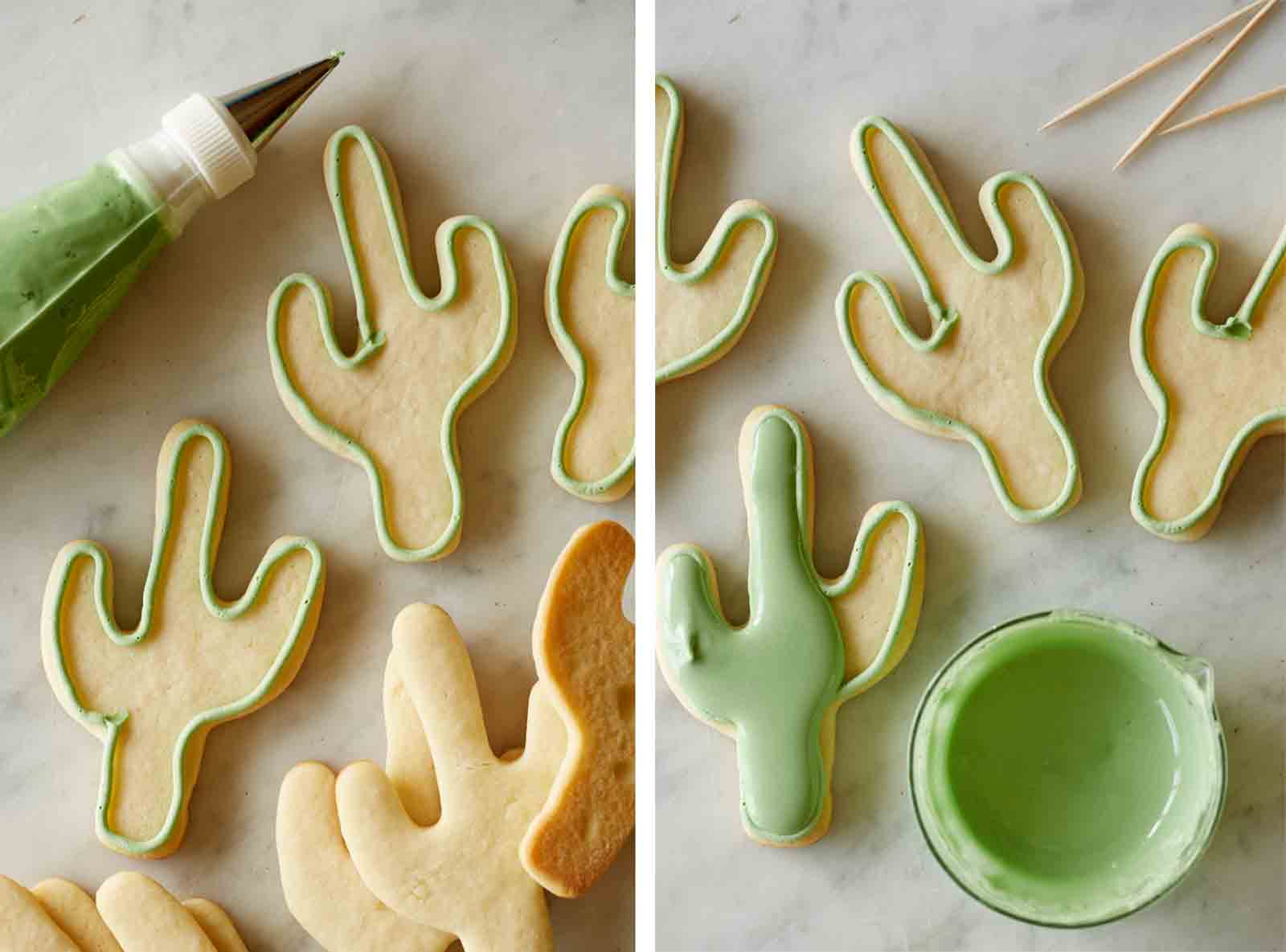 Cactus Butter Cookies | Spoon Fork Bacon