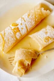 Meyer Lemon and Ricotta Stuffed Crepes