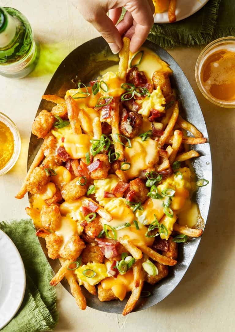 Breakfast Poutine with Hollandaise Sauce | Spoon Fork Bacon