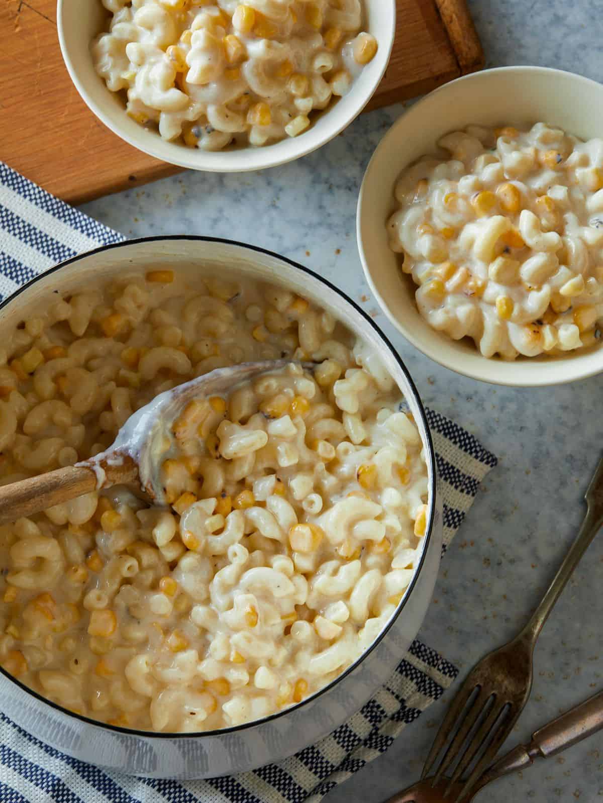 Creamed Corn Mac and Cheese | Spoon Fork Bacon