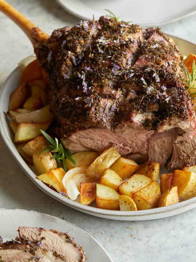 Garlic and Anchovy Roasted Lamb Chops