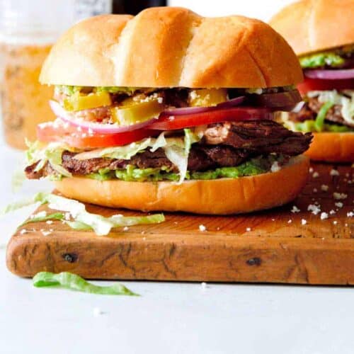 Carne Asada Torta | Spoon Fork Bacon