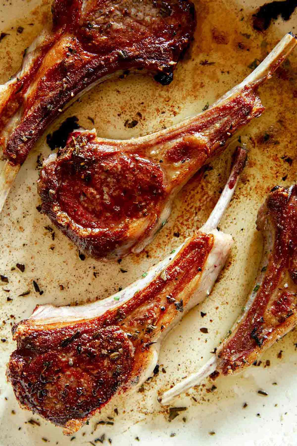 Garlic Butter Lamb Chops - Spoon Fork Bacon