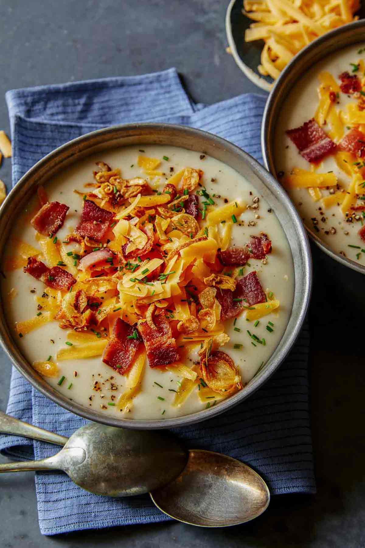 Loaded Baked Potato Soup | Spoon Fork Bacon