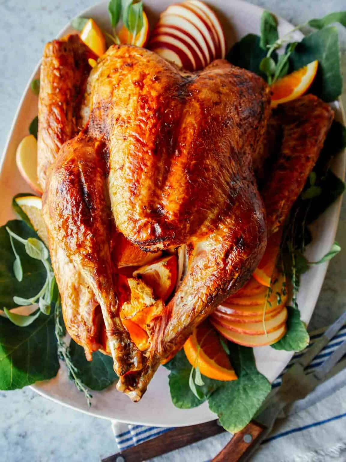 Citrus Dry Brined Turkey - Spoon Fork Bacon