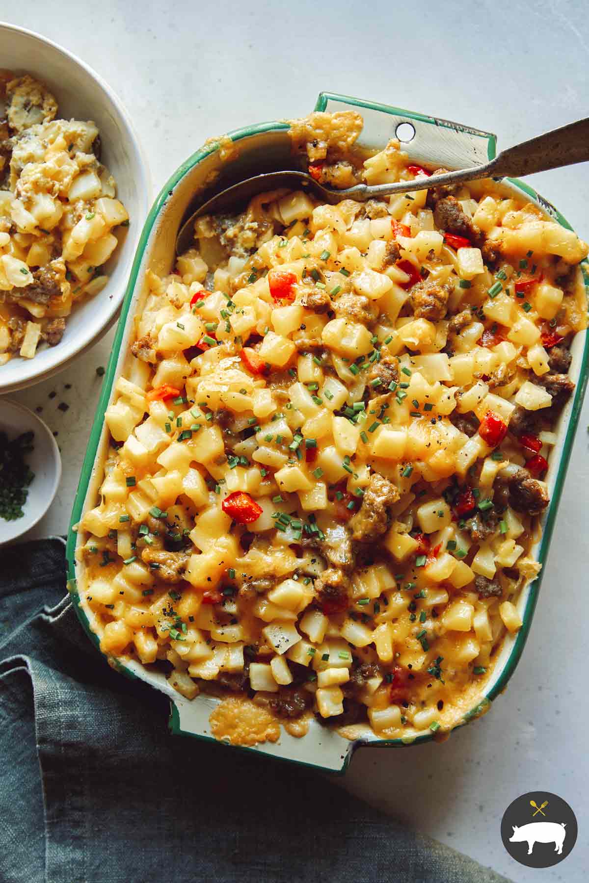 Breakfast Casserole Recipe - Spoon Fork Bacon