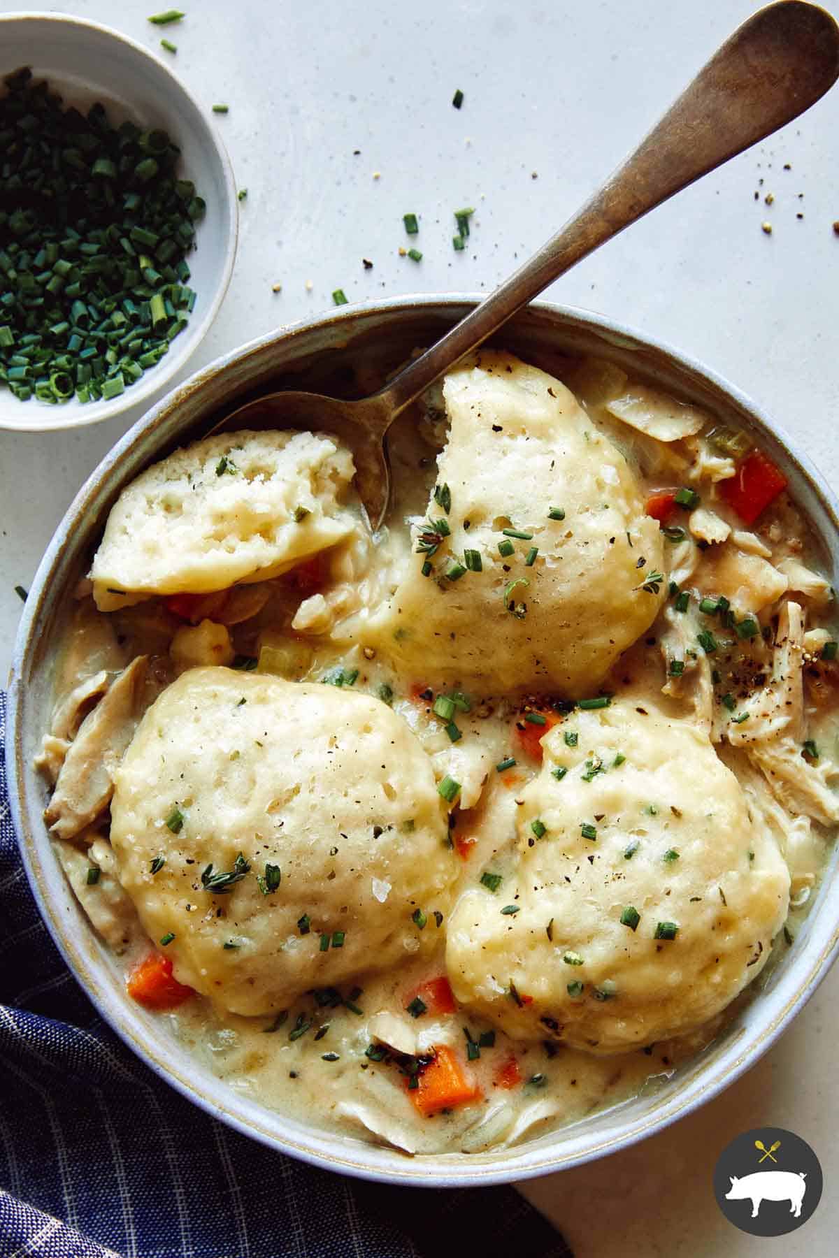Chicken and Dumplings Recipe - Spoon Fork Bacon