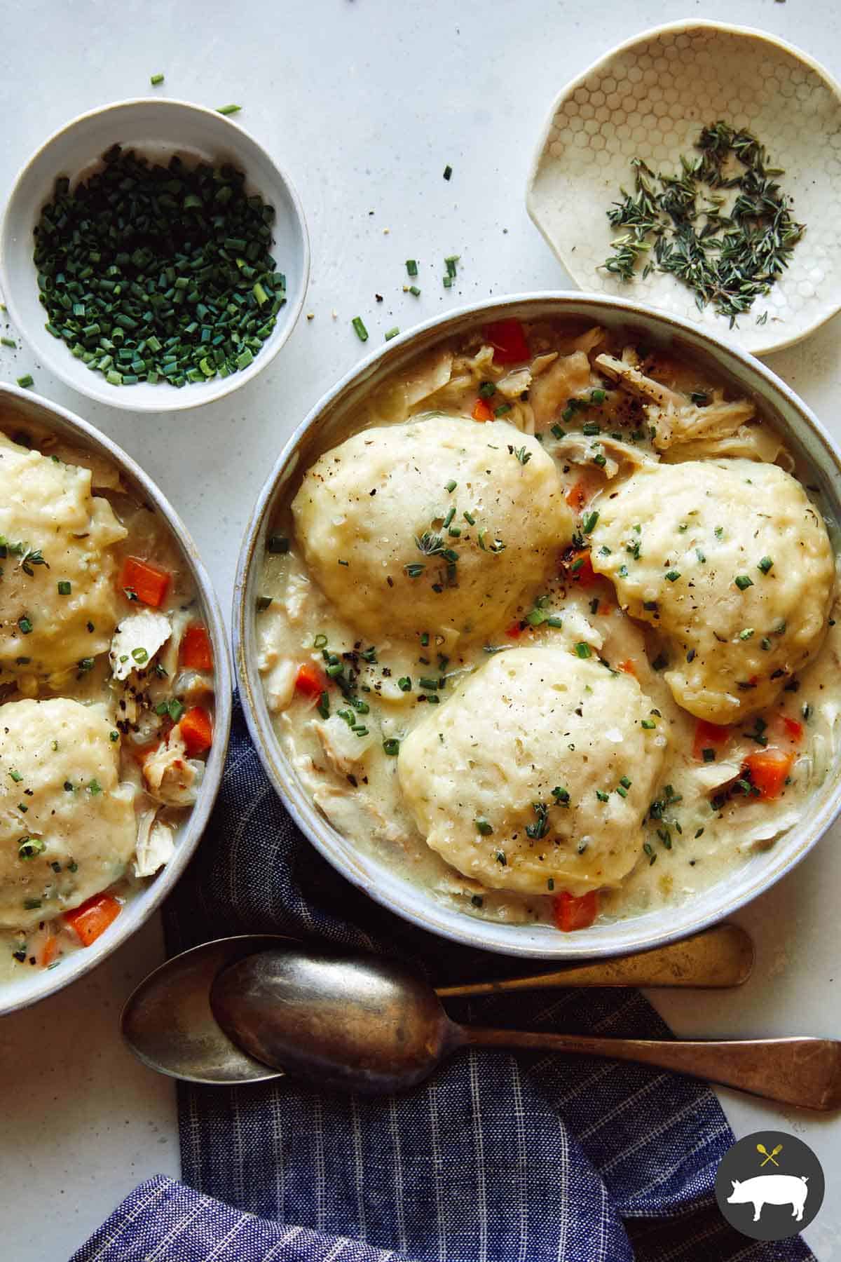 Chicken and Dumplings Recipe - Spoon Fork Bacon