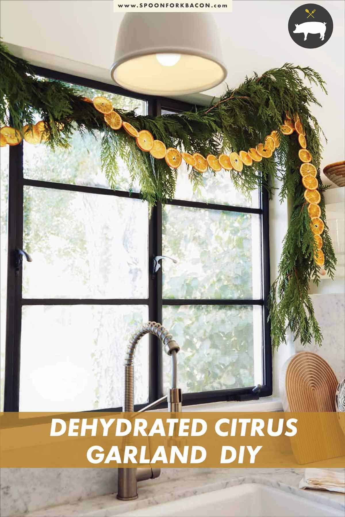 Dehydrated Citrus Garland DIY - Spoon Fork Bacon
