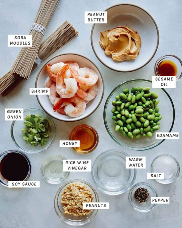 Soba Noodles with Shrimp