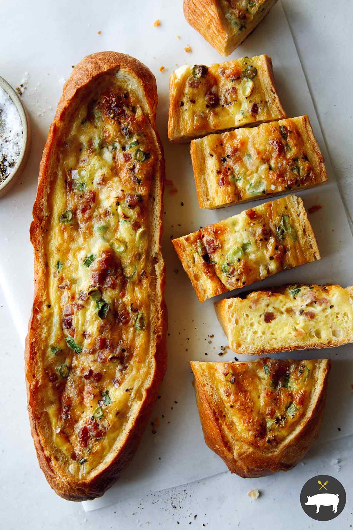 Baked Egg Boats | Spoon Fork Bacon