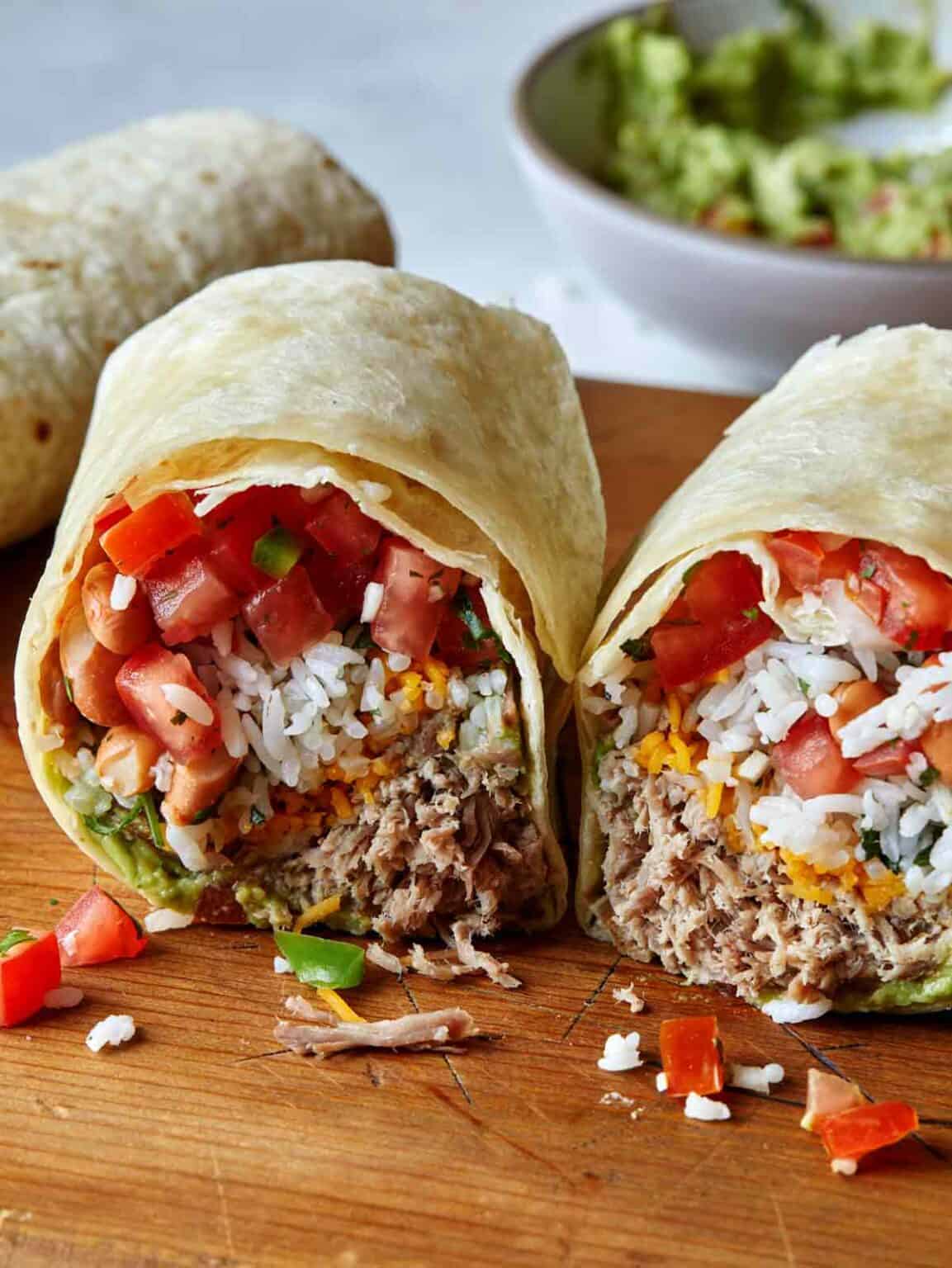 Carnitas Burrito - Spoon Fork Bacon