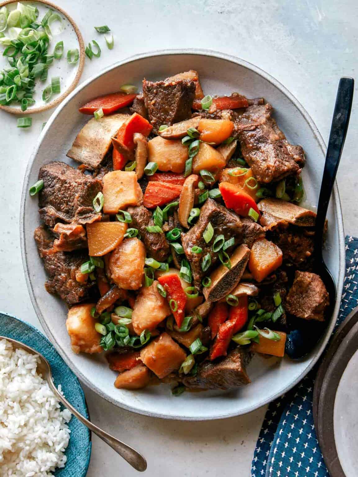 Galbi Jjim (Korean Braised Short Ribs) | Spoon Fork Bacon