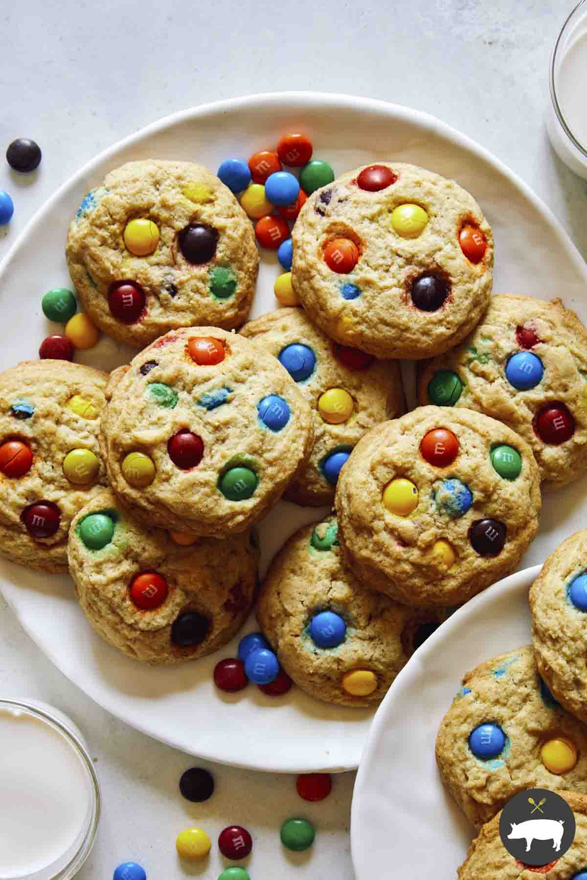 M&M Cookies Recipe - Spoon Fork Bacon - MasterOfCooking