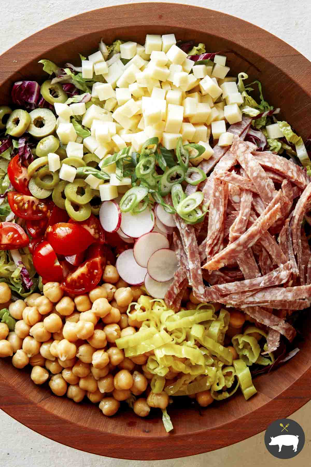 Italian Chopped Salad - Spoon Fork Bacon