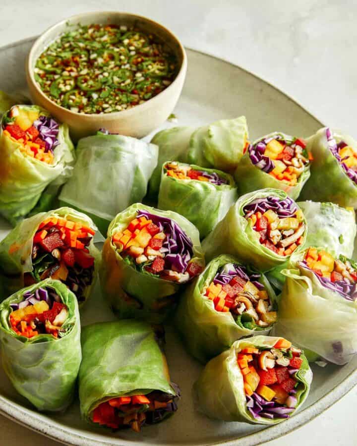 Fresh Spring Rolls - Spoon Fork Bacon