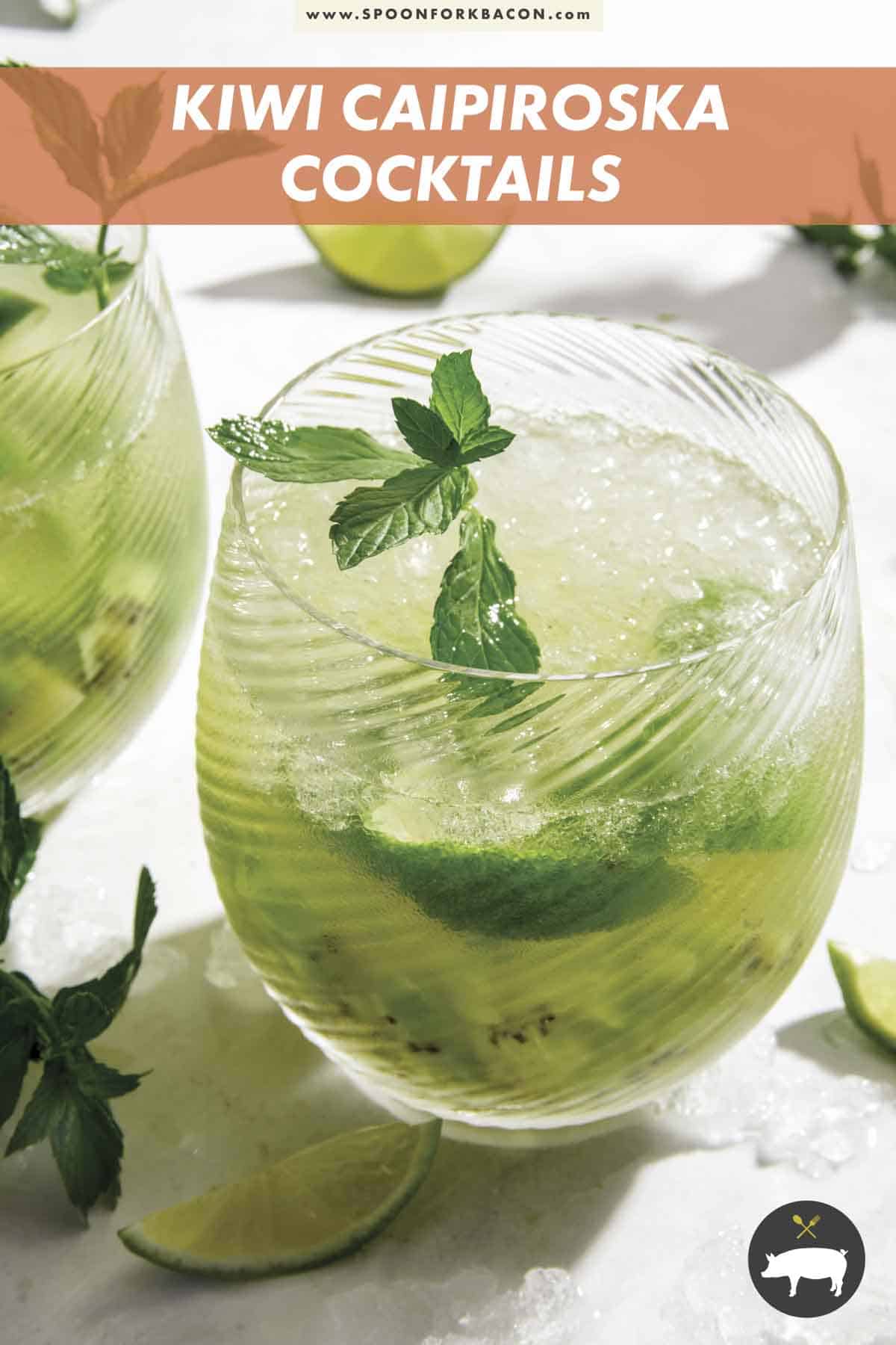 Kiwi Caipiroska | Cocktail Recipe | Spoon Fork Bacon
