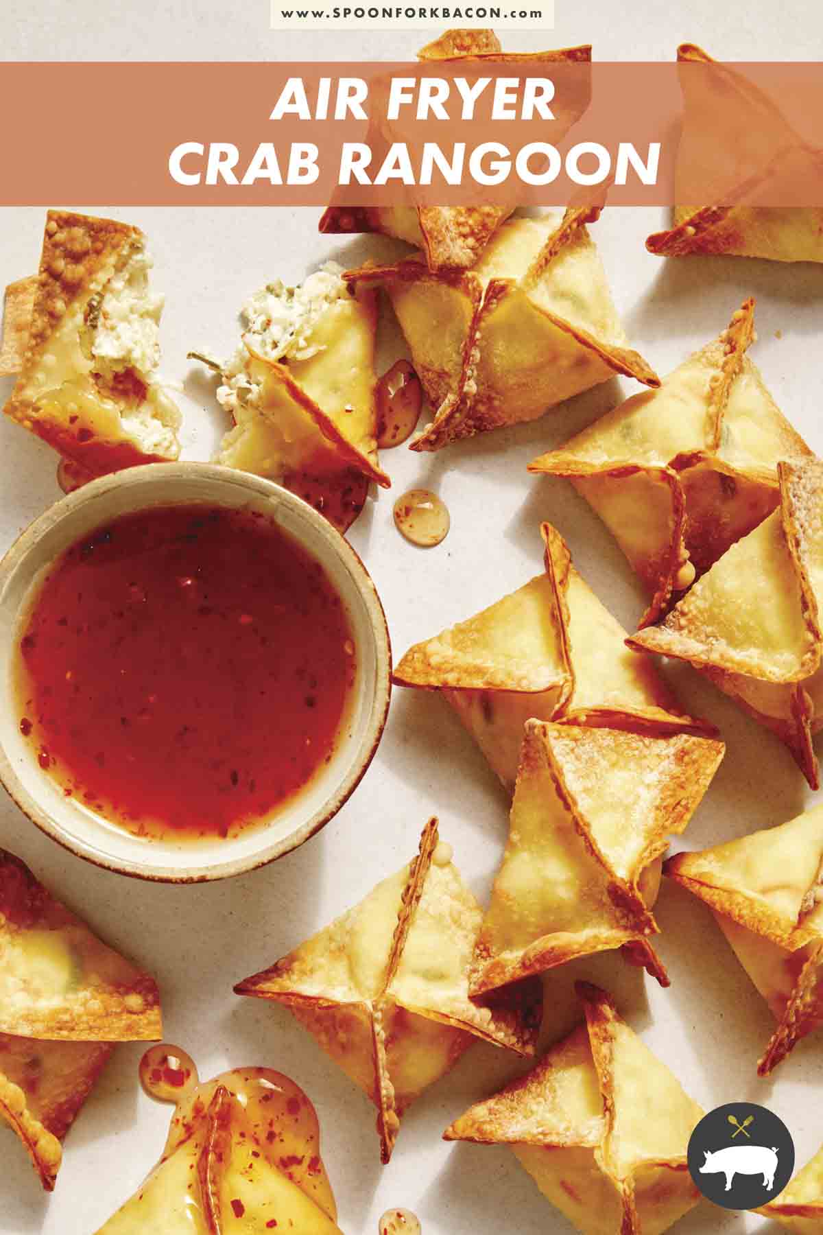 Air Fryer Crab Rangoon - Spoon Fork Bacon
