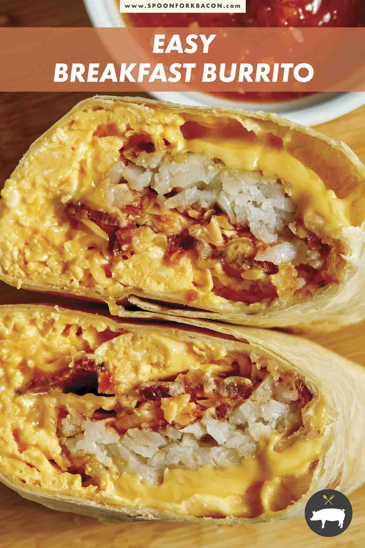 Breakfast Burrito Recipe - Spoon Fork Bacon