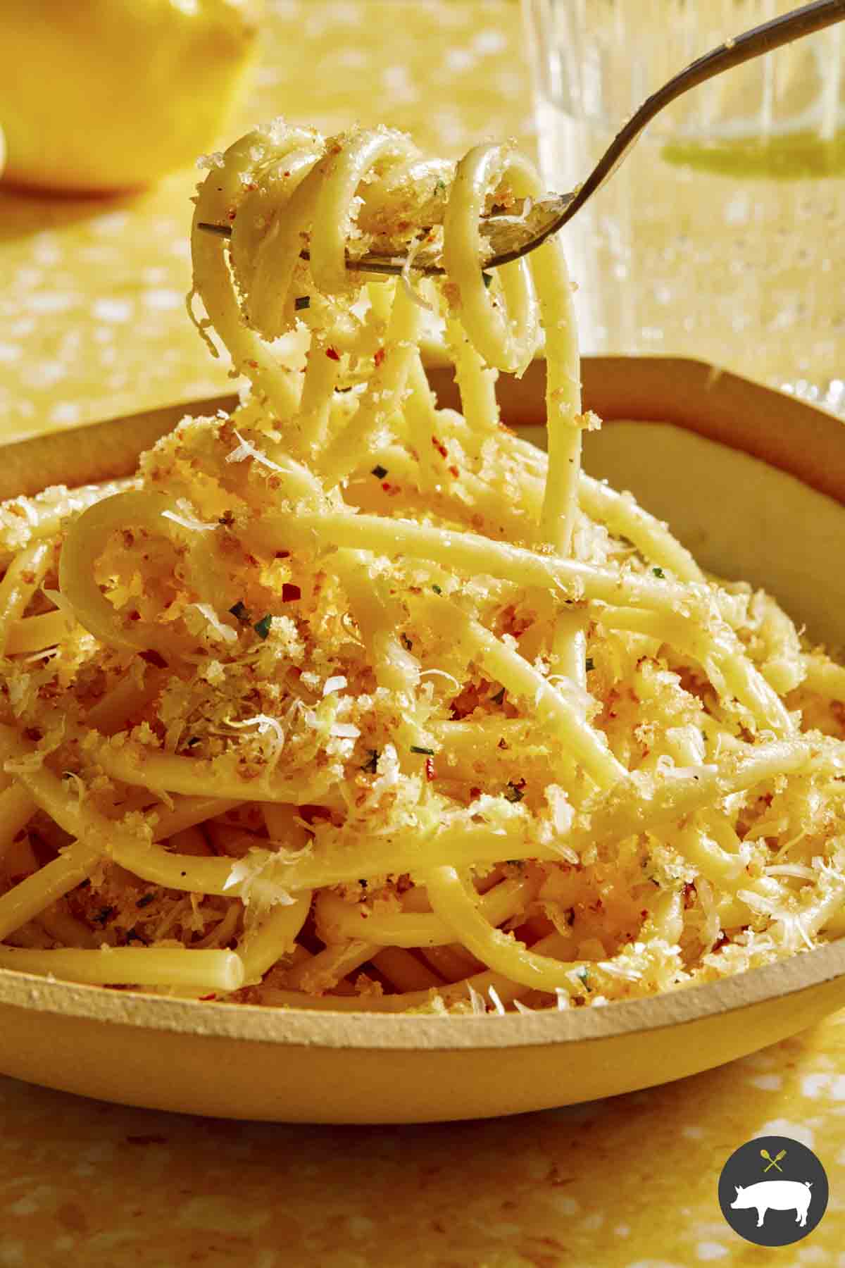 Garlic and Lemon Pasta - Spoon Fork Bacon