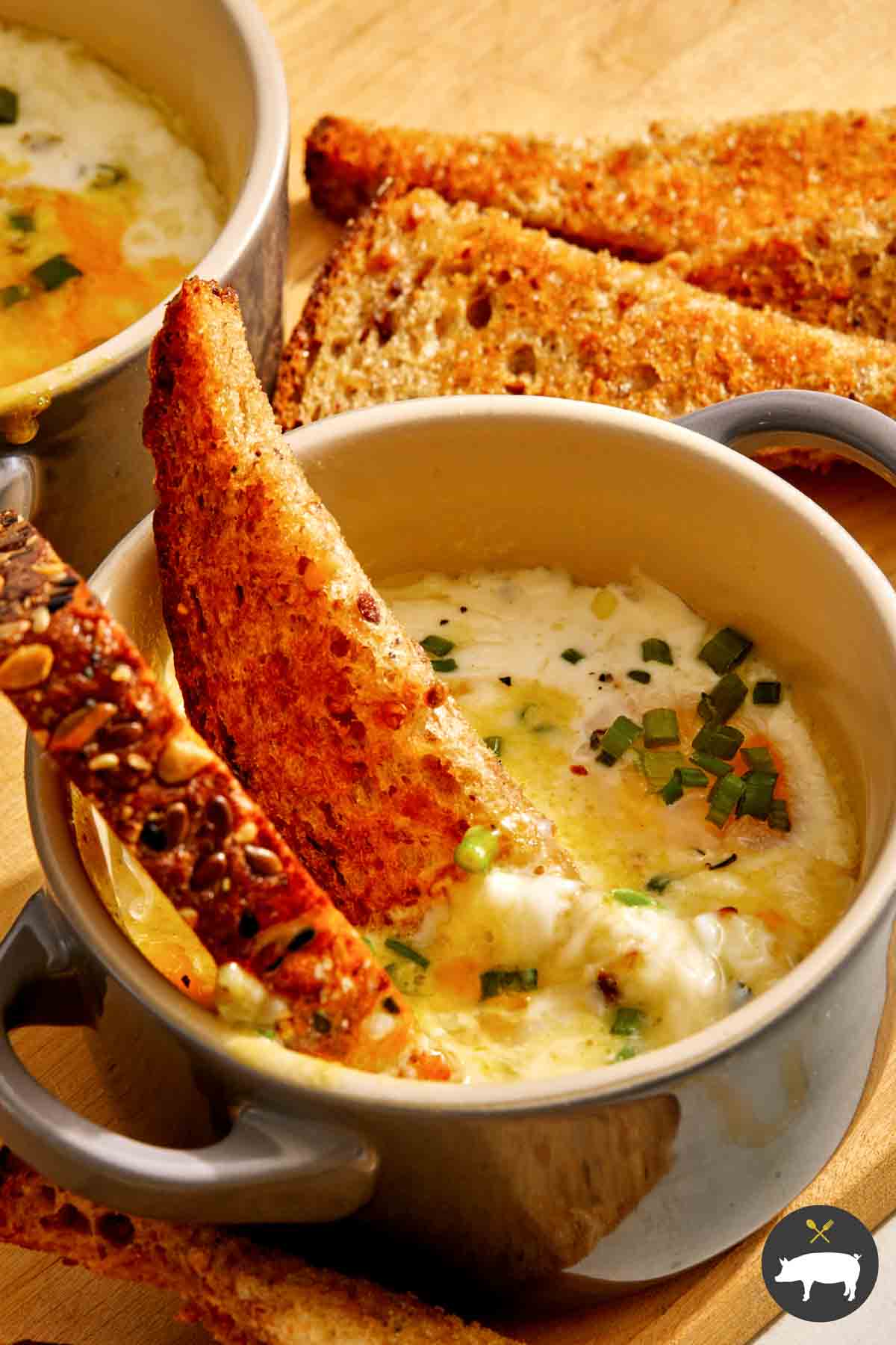 Baked Eggs (Eggs En Cocotte) - MasterOfCooking