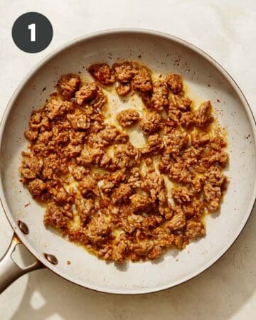 Sausage Stuffing Recipe (with Figs) | Spoon Fork Bacon