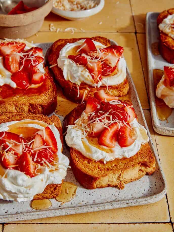 Honey Toast - Spoon Fork Bacon