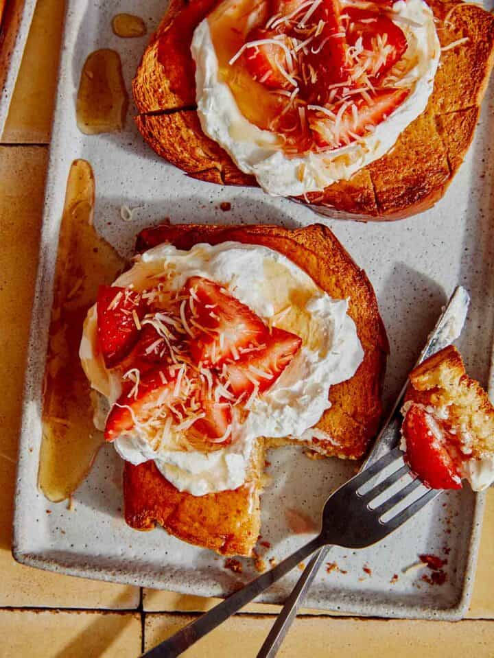 Honey Toast - Spoon Fork Bacon