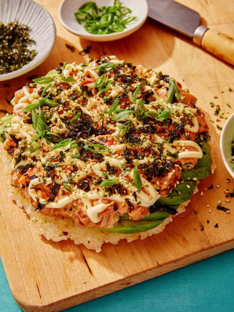 Sushi Pizza - Spoon Fork Bacon