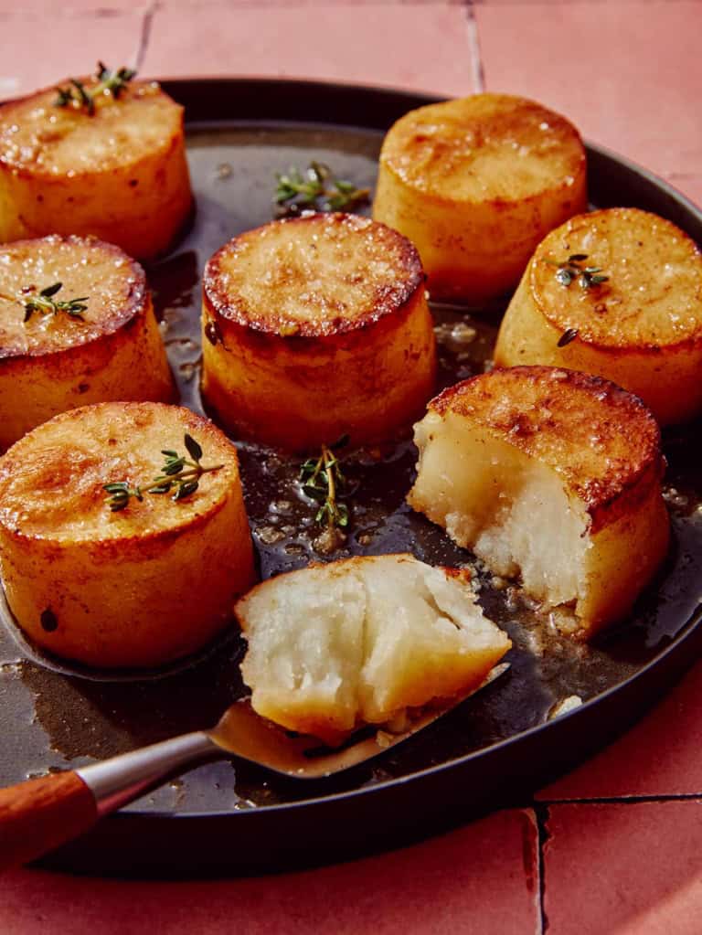 Fondant Potatoes (Melting Potatoes) - Spoon Fork Bacon