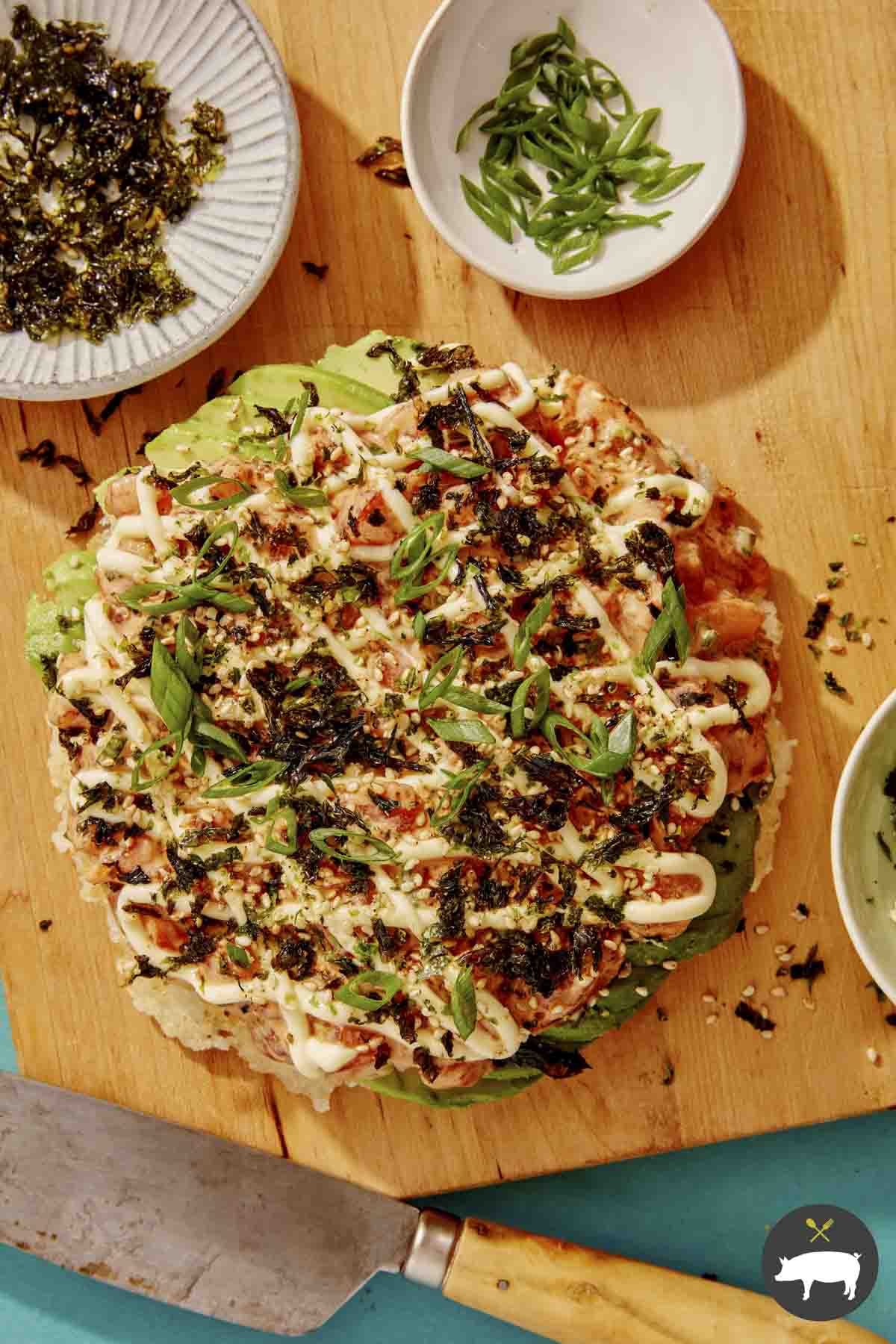 Sushi Pizza - Spoon Fork Bacon