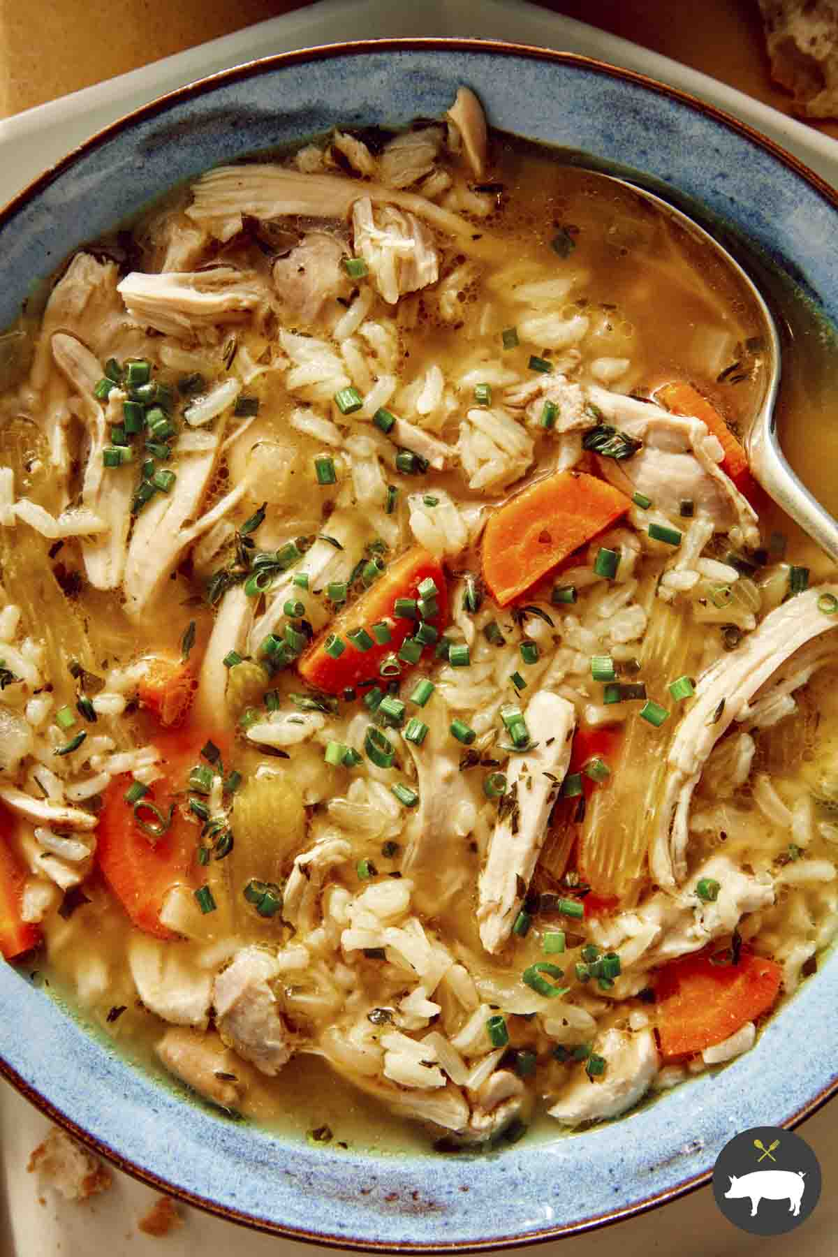 Chicken and Rice Soup - Spoon Fork Bacon