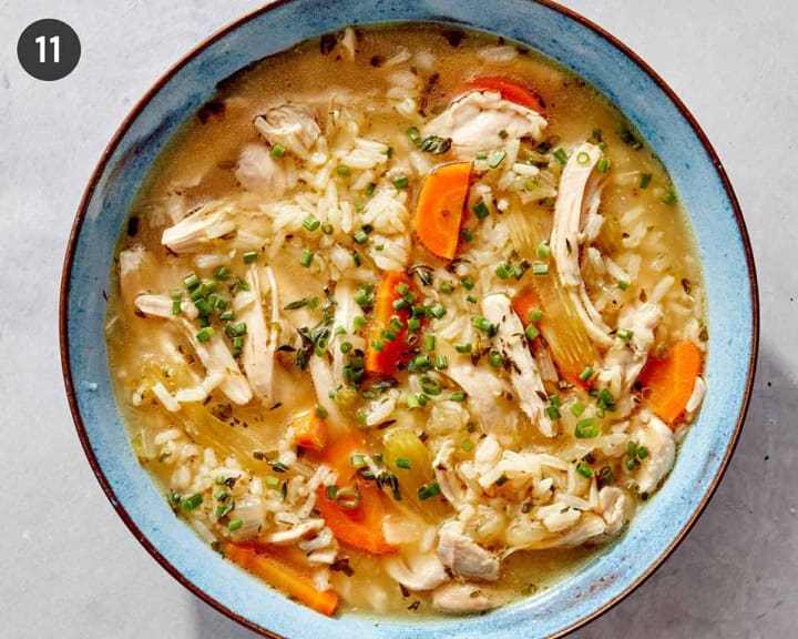 Chicken and Rice Soup - Spoon Fork Bacon