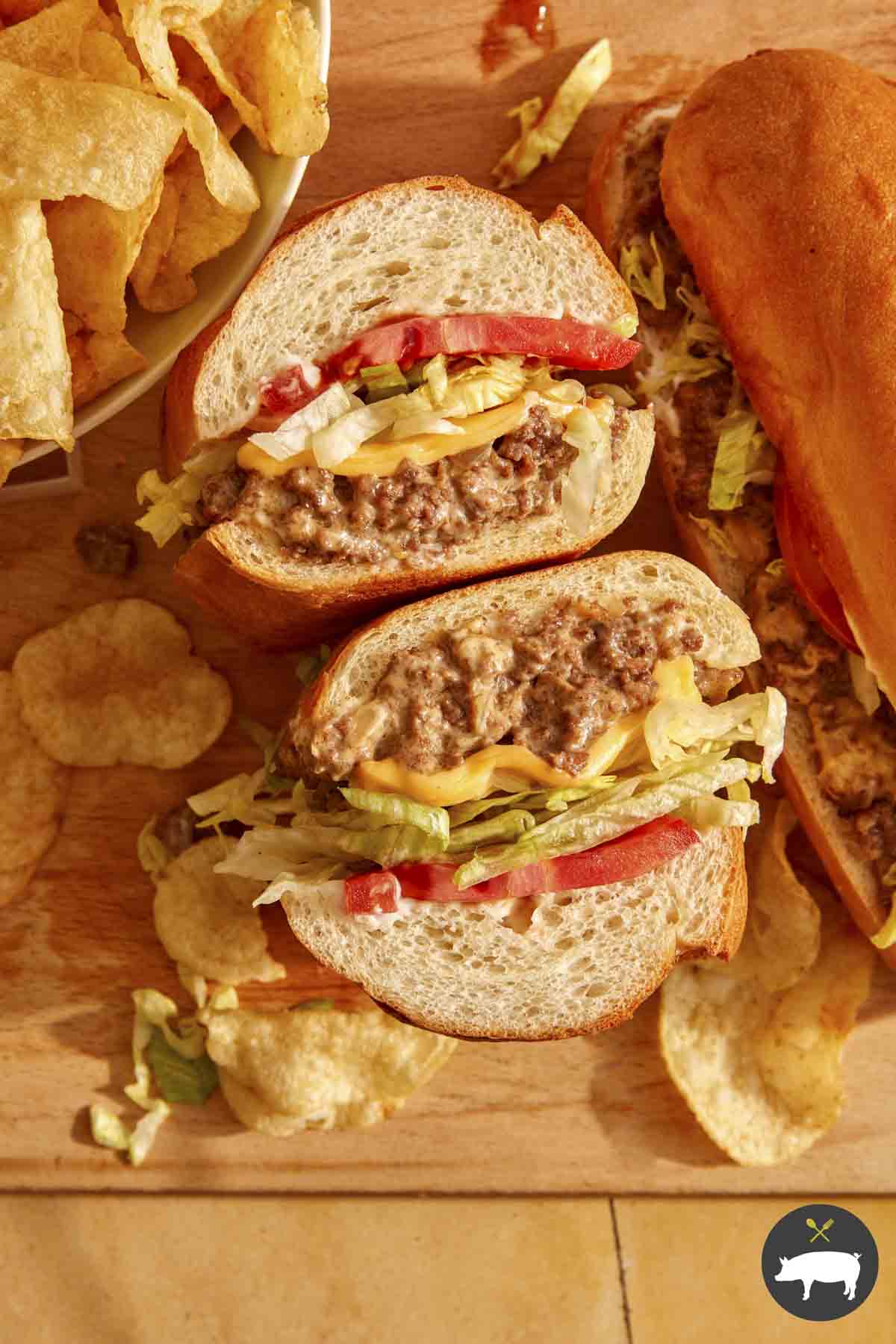 Chopped Cheese Sandwich - Spoon Fork Bacon