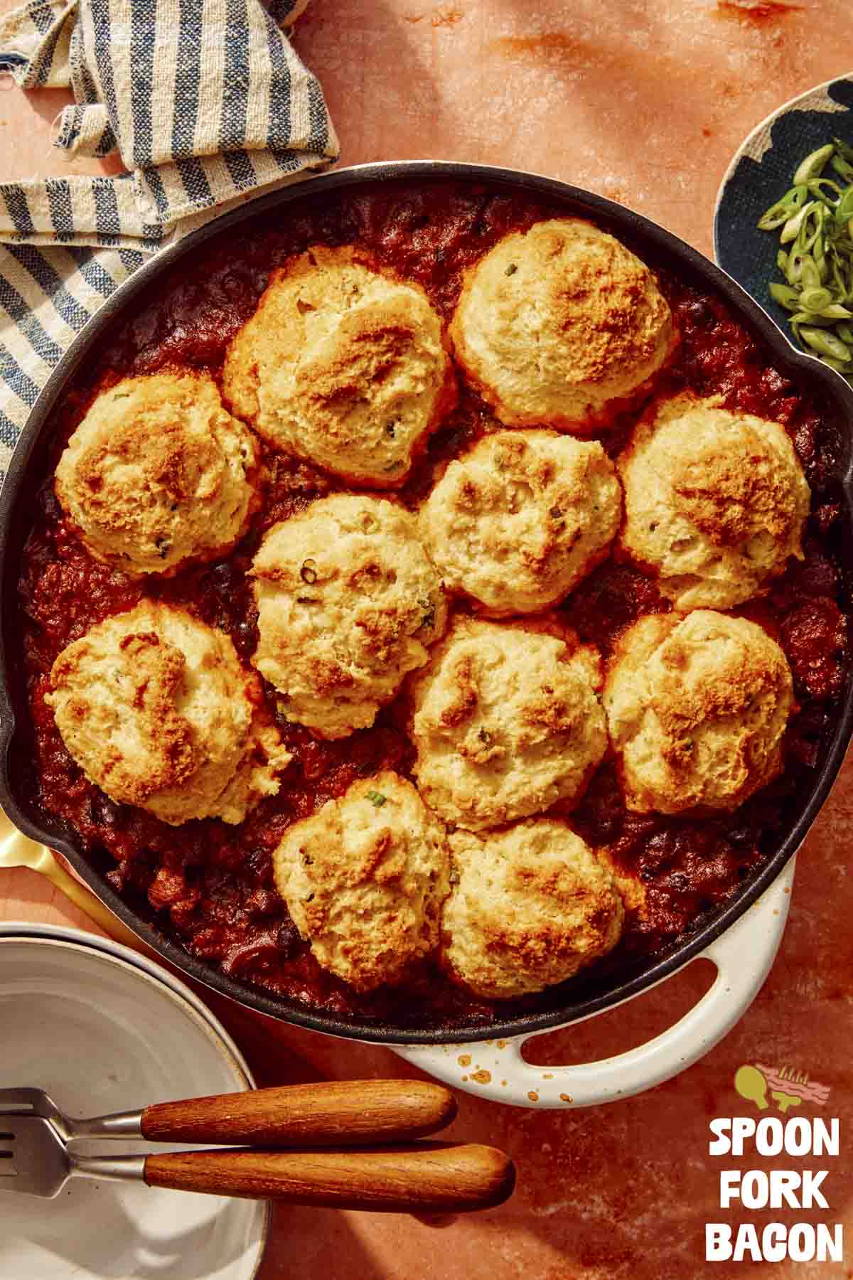 Chili Cornbread Casserole - Spoon Fork Bacon - MasterOfCooking