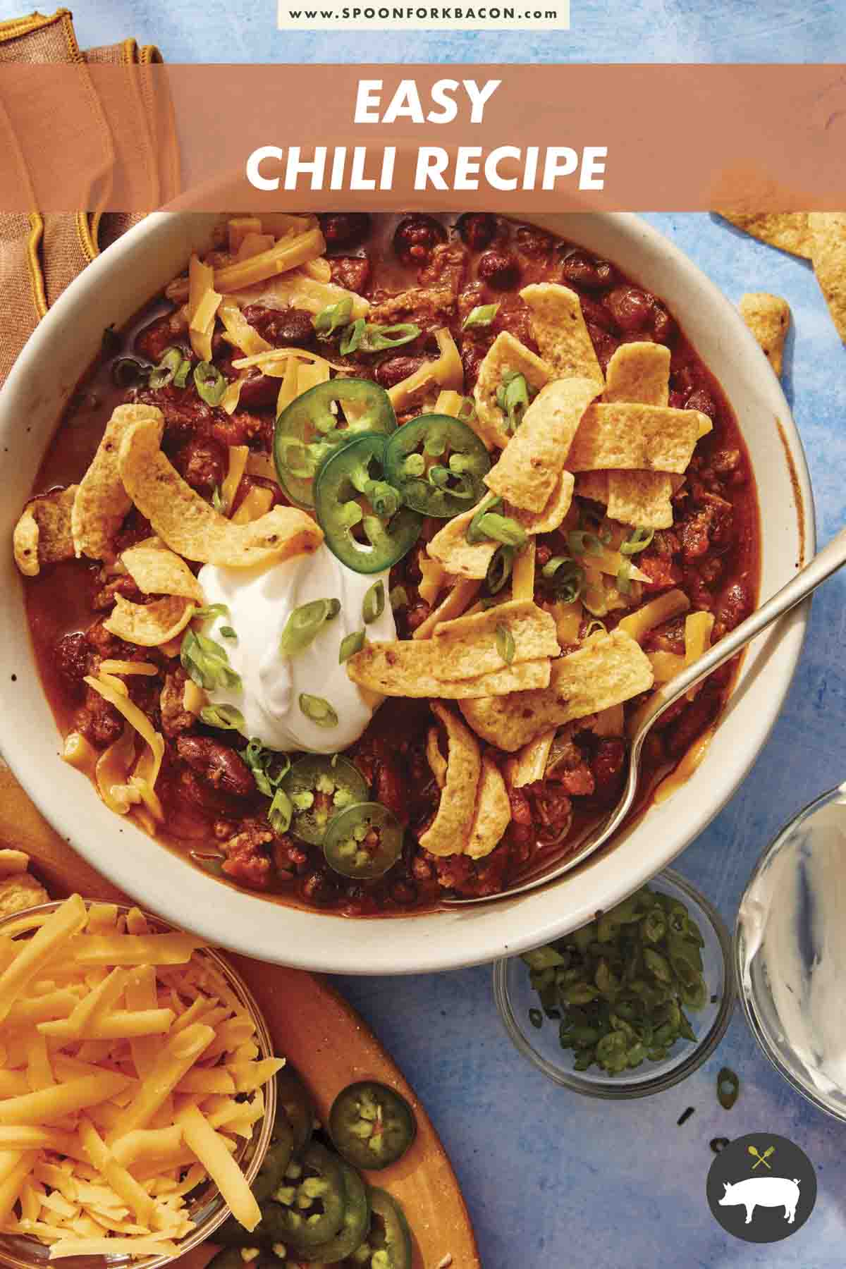 Easy Chili Recipe - Spoon Fork Bacon