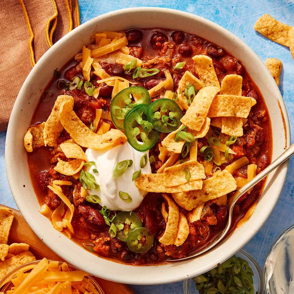 Easy Chili Recipe - Spoon Fork Bacon - MasterOfCooking