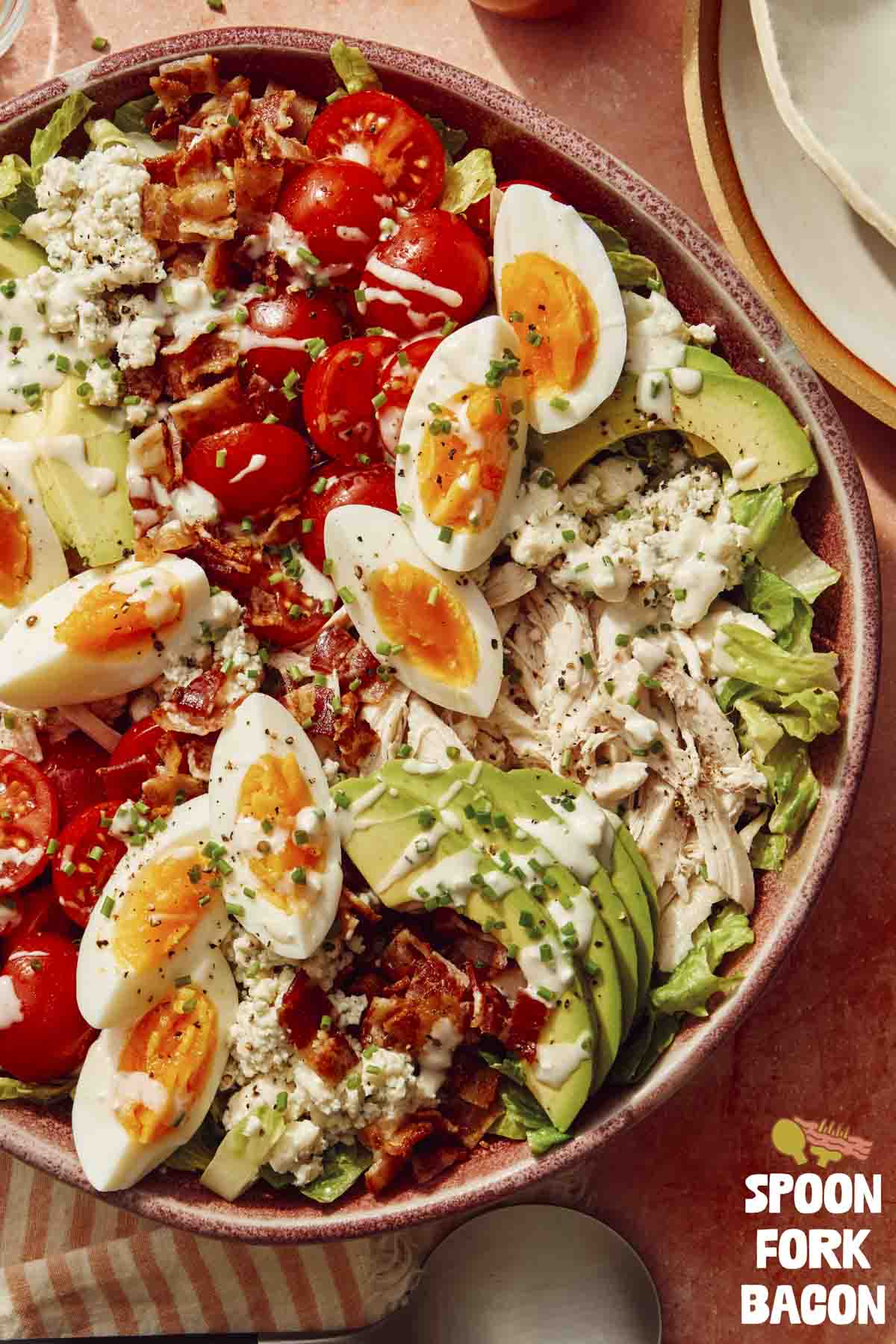 Cobb Salad Recipe - Spoon Fork Bacon