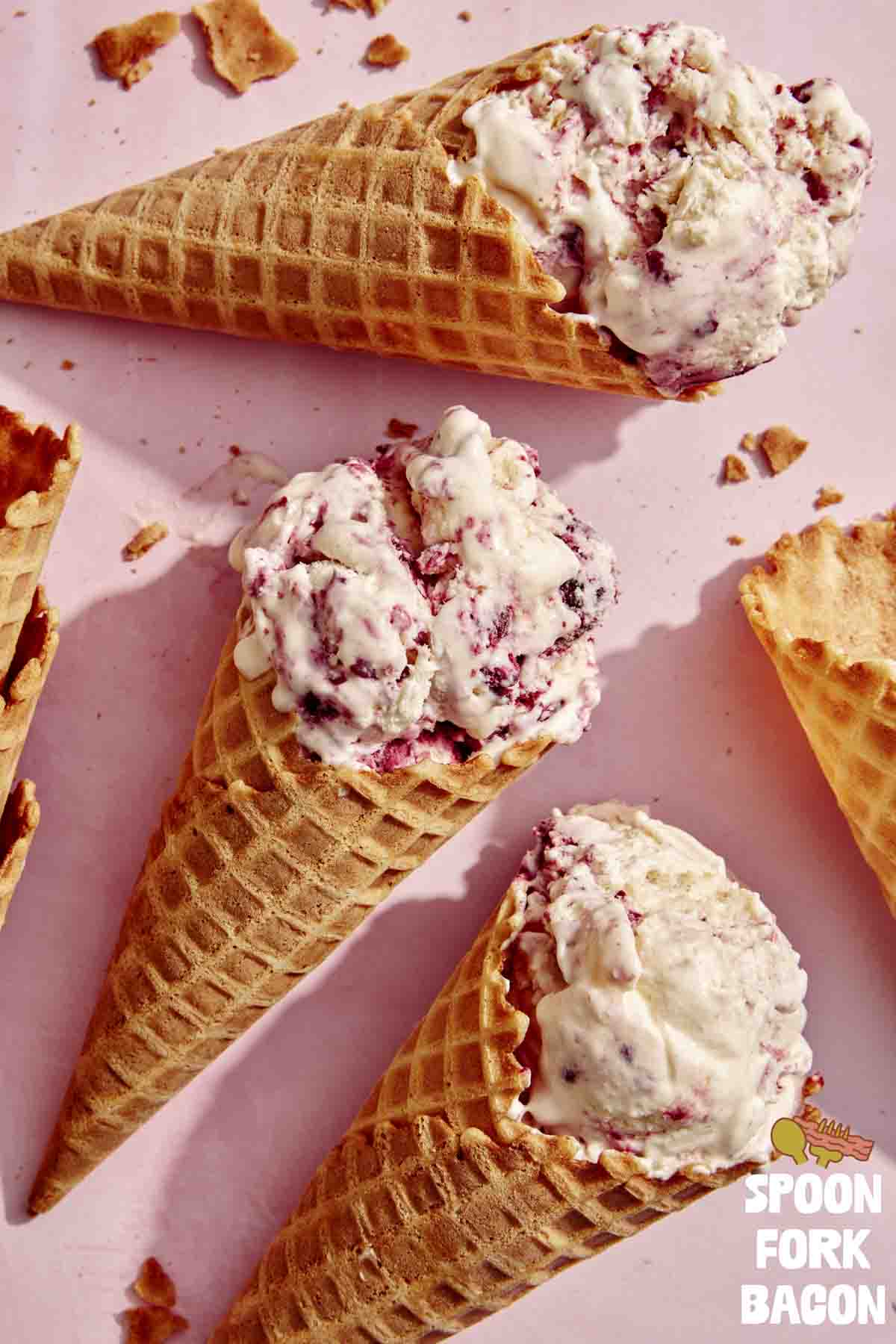 No Churn Ice Cream - Spoon Fork Bacon - MasterOfCooking